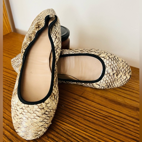 J. Crew | Shoes | J Crew Authentic Snakeskin Ballet Flats | Poshmark